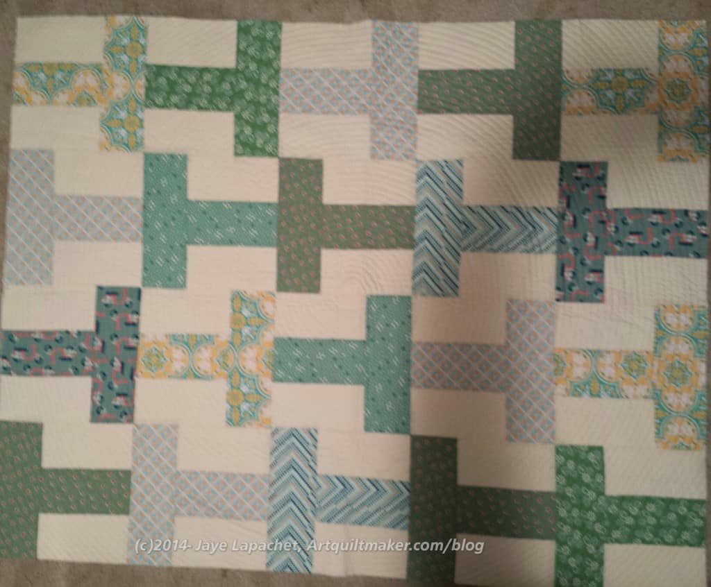 Doing Good Green T Quilt – Artquiltmaker Blog
