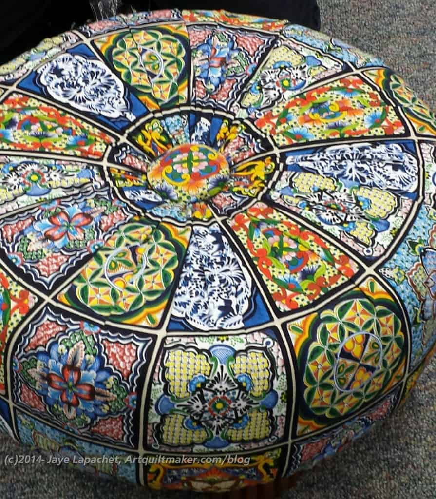 Finishing the Tuffet – Artquiltmaker Blog