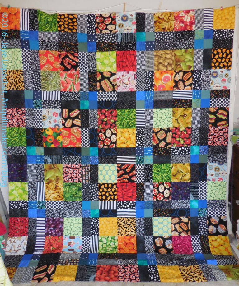 Food Quilt #3: Making Progress – Artquiltmaker Blog