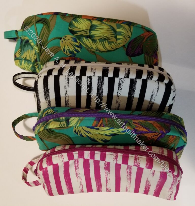 Gift Post #3: Sidewinder Pouches – Artquiltmaker Blog