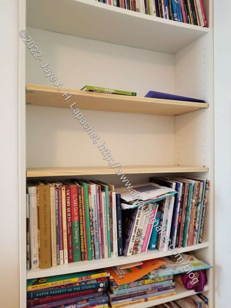 Bookcases Sad Face – Artquiltmaker Blog