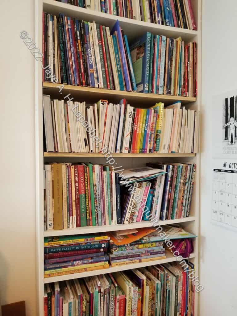 Bookcases Sad Face – Artquiltmaker Blog